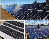 China 108 Half Cells All Black Jinko N Type Solar Panels 450W Dual Glass Bifacial PV Panels for sale