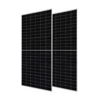 China Front Glass 2.0mm 144 Cells Bifacial Double Glass Solar Panel 555W-580W for Solar System for sale