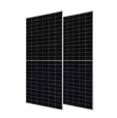 China Front Glass 2.0mm 144 Cells Bifacial Double Glass Solar Panel 555W-580W for Solar System for sale