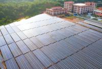 China Front Glass 2.0mm 144 Cells Bifacial Double Glass Solar Panel 555W-580W for Solar System for sale