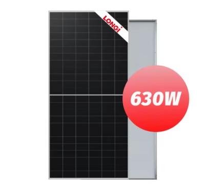 China Longi 620W 625W 630W Solar Modules Monocrystalline Silicon Half Cell Solar PV Panel for sale