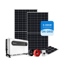 China Solar System ON-Grid 10KW 15KW 20KW 25KW 30KW Complete Solution Provider Industrial Home Use Panel Solar Kit for sale