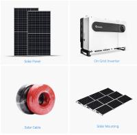 China Solar System ON-Grid 10KW 15KW 20KW 25KW 30KW Complete Solution Provider Industrial Home Use Panel Solar Kit for sale