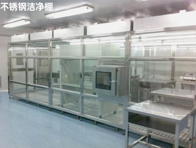 China Downflow Aluminum Alloy ISO8 Cleanroom Booth With Hepa Filter for sale