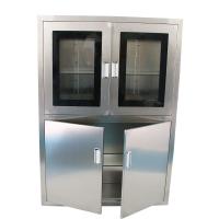 China Thick 1.2mm Stainless Steel Medical Cabinet Hospitatal Furniture for sale