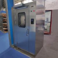 China Auto Induction Swing Door 50HZ Air Shower Booth In Pharmaceutical Industry for sale
