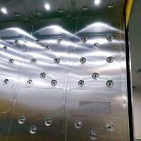 China Large Cargo SUS304 Clean Room Air Shower Rapid Roll Up Shutter Doors for sale