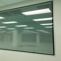 China 1.0mm Aluminum Frame Cleanroom Window Double Layer Hollow Glass for sale