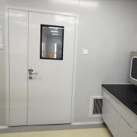 China Double Glazed Toughened Glass View Window Airtight Cleanroom Door for sale