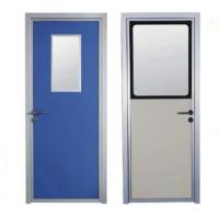 China light blue antibacterial thick 50mm Hermetic Doors For Hospitals for sale