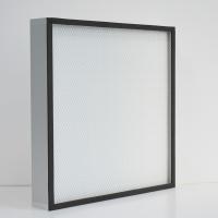China fiberglass H13 U15 Mini Pleat Cleanroom HEPA Filters For Air Conditioner for sale