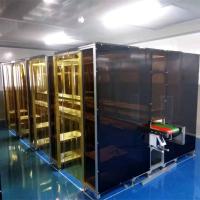 China Hepa Filter Plexiglass Industrial Clean Room For Yellow Backlight Workshop for sale