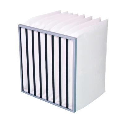 China EU2 EU3 EU4 Primary Synthetic Fiber Meltblown Pocket Air Filters for sale