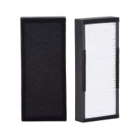 China Black Cartridge HEPA Pure Air Filter Panels Fiberglass Pleat Pack for sale