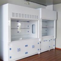 China Clean Room Porcelain white PP board Laminar Fume Hood LED Display for sale