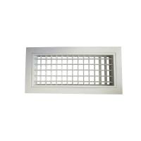 China Double Deflection 0.8 1.0mm Aluminum Air Duct Grilles for sale