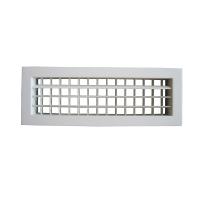 China Double Deflection 0.8 1.0mm Aluminum Air Duct Grilles for sale