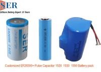 China ER26500 HPC1550 LiSOCL2 Hybrid Pulse Capacitor Battery Pack 3.6V 8500mAh for IoT Devices for sale
