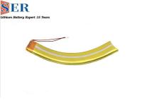 China Customizable Curved LiPo Battery 3.7V 1800mAh 4x30x112mm Flexible Lithium Polymer for sale