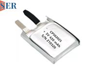 China SER CP502025 Soft Package Li-MnO2 Battery 3.0V 420mAh for RFID Tracking for sale