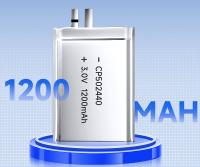 China Custom CP502440 3.0V 1200mAh Ultra Thin Li-MnO2 Pouch Cell Battery for RFID GPS for sale