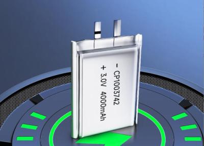 China CP1003742 Li-MnO2 Non-Rechargeable Lithium Battery 3V 4000mAh Soft Pack for IoT and RFID Devices for sale