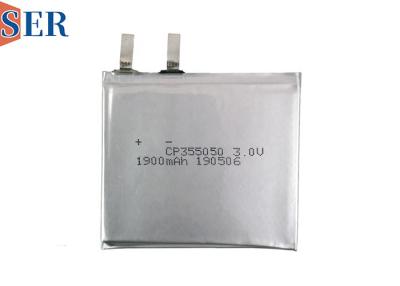 China CP355050 3.0V 2000mAh Ultra Thin Lithium Manganese Dioxide Pouch Battery for IoT RFID Tracker for sale