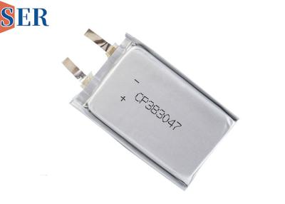 China CP383047 3.0V LiMnO2 Ultra Thin Flexible Battery 1400mAh for IoT RFID for sale