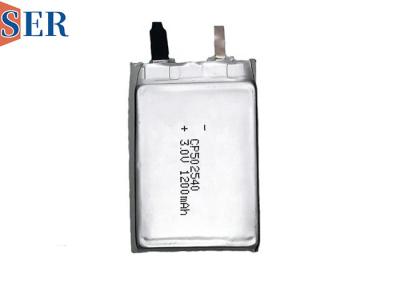 China CP502540 Flexible LiMnO2 Soft Pack Battery 3.0V 1200mAh for Remote Reader for sale