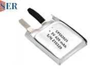 China CP502025 Li-MnO2 Ultra Thin Battery Pouch Cell 420mAh 3.0V for Animal Tracking for sale