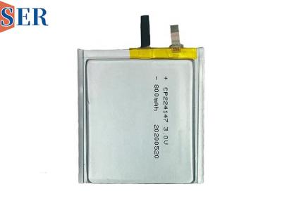 China CP224147 Prismatic Ultra Thin Battery 3.0V 750mAh Primary Intelligent Card Battery for sale