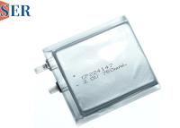 China Non Rechargeable LiMnO2 Ultra Thin Battery CP224248 3.0V 800mAh Pouch Cell for Smart Card for sale