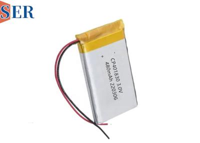 China Non Rechargeable Soft Pack Li Mno2 Battery CP401830 3.0V 400mah For Urinal Sensor for sale