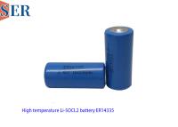China High Temperature 3.6V Primary Li-SOCl2 Battery ER14335 2/3AA Size 1.0Ah for Tracking TPMS for sale