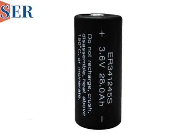 China SER High Temperature LiSOCl2 Battery 3.6V 28000mAh DD ER341245S for Oil Drilling for sale
