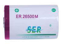 China ER26500M High Power LiSOCL2 Battery - 6500mAh Capacity, 2000mA Pulse Current, 3.6V C Size for sale