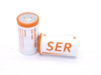 China LS33600 ER34615 D Size 3.6V 19000mAh Lithium Thionyl Chloride Battery with 10-Year Shelf Life for sale