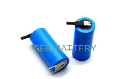 China Lithium Dry Cell Battery ER17335M 3.6V 1900mAh High Power LiSOCl2 with Solder Pins for sale