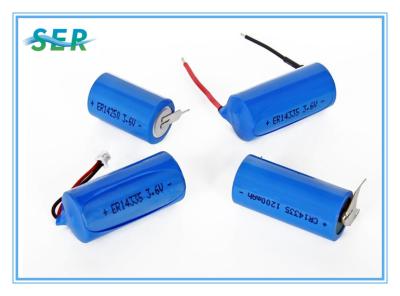 China ETC OBU Li SOCL2 Battery ER14335 2/3AA 3.6V 1700mAh with 10 Year Shelf Life for sale