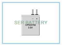 China CP503742 Ultra Thin Lithium Battery 3V 1900mAh for Wearable Devices and IoT Applications for sale
