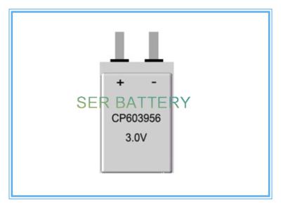China CP603956 LiMNO2 Ultra Thin Battery 3200mAh 3.0V for Smart Cards and IoT Devices for sale