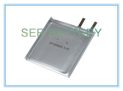 China LiMNO2 Ultra Thin Battery CP505050 3V 3000mAh for Intelligent Cards and RFID Devices for sale