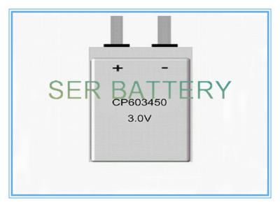 China 3V CP603450 Lithium Manganese Battery 2300mAh for Active Electronic Tags - 6.2x35x51mm Slim Design for sale