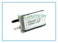 China CP502440 3.0V 1200mAh Flat Lithium Polymer Battery - 5.2x24x41mm Custom Shape for sale