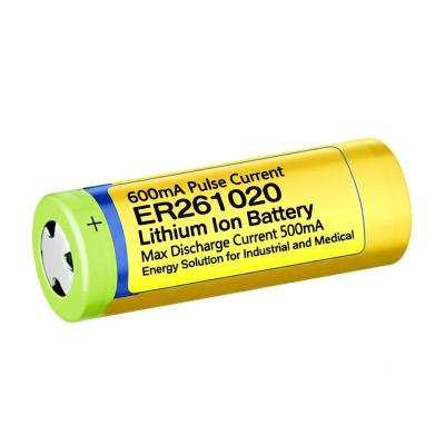 China ER261020 Li SOCL2 Battery 3.6V 13000mAh 600mA Pulse Current for Industrial Medical for sale