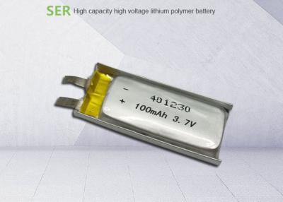 China 3.7V 110mAh Lithium Polymer Battery 401230 4.0x12x30mm for Bluetooth Headsets for sale
