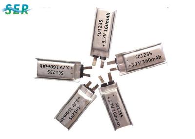 China 3.7V 150mAh Li-Polymer Rechargeable Battery 5.0x12x35mm for MP3 GPS Mobile Devices for sale