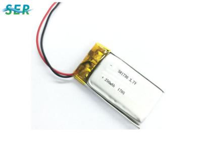 China 3.7V 250mAh Lithium Polymer Battery 581730 for Wireless Keyboard Power Bank for sale