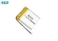 China 3.7V 300mAh Rechargeable Lithium Polymer Battery LP402535 with PCM Wire for sale