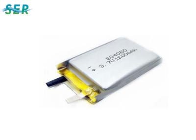 China 3.7 V Rechargeable Lithium Polymer Battery 1500mAh 604060 For Notebook Computer for sale